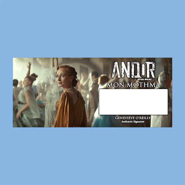 Genevieve O'Reilly - Mon Mothma - ANDOR - PLAQUE - BRUSHED METAL – AMCustomPlaques